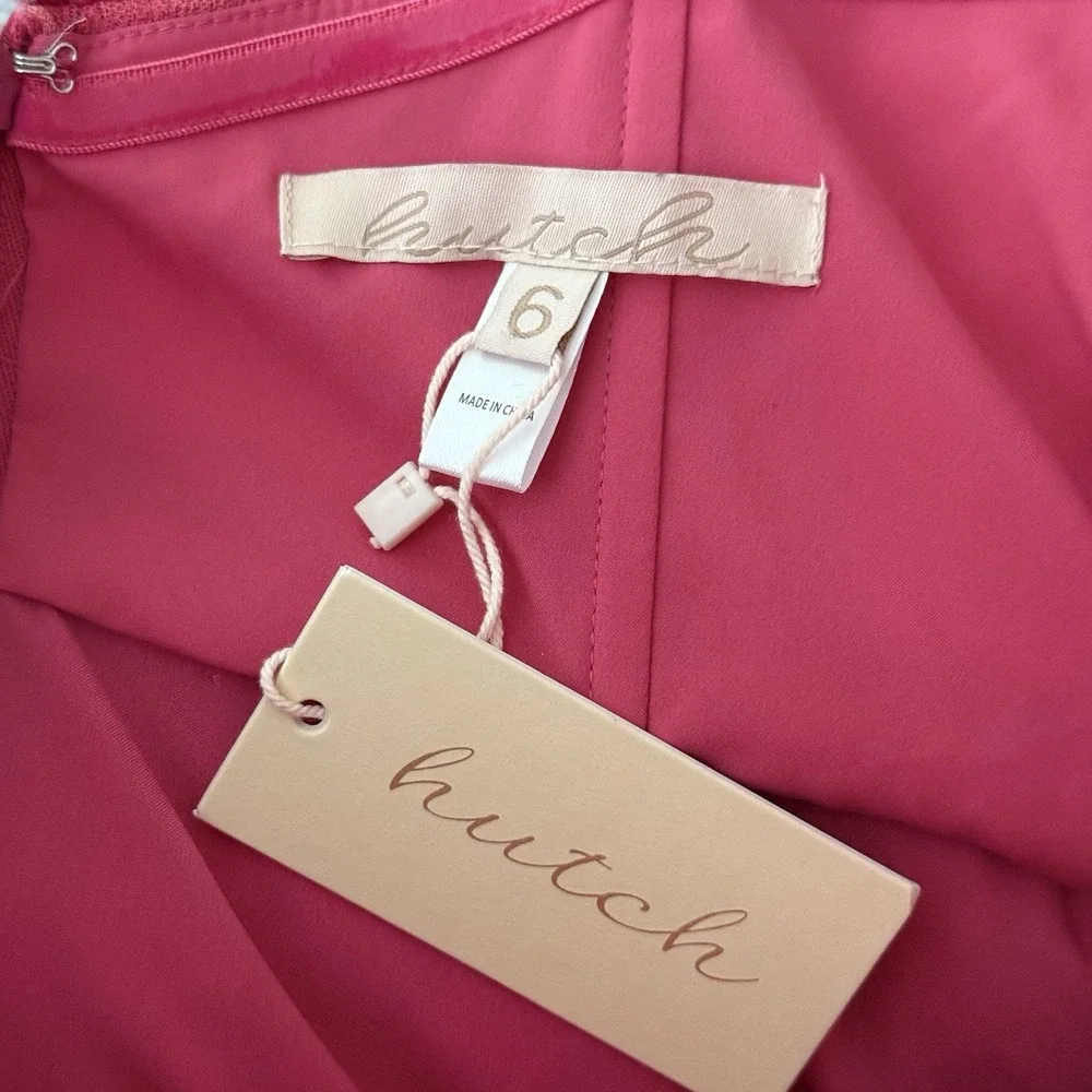Hutch | Dresses | Hutch Lenzy Pink Tulle Pleated Strapless Mini Dress 6 ...